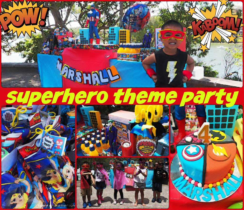 Marshall's Superhero Theme Party
